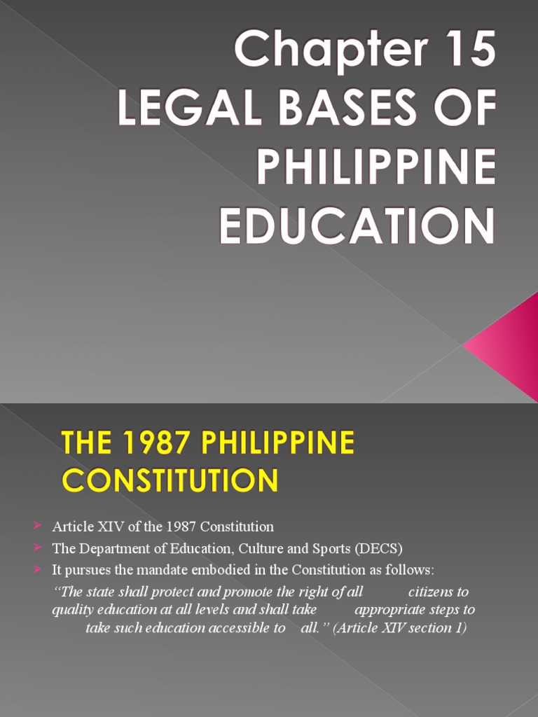 UNIT 3 Legal Bases | PDF | Teachers | Government