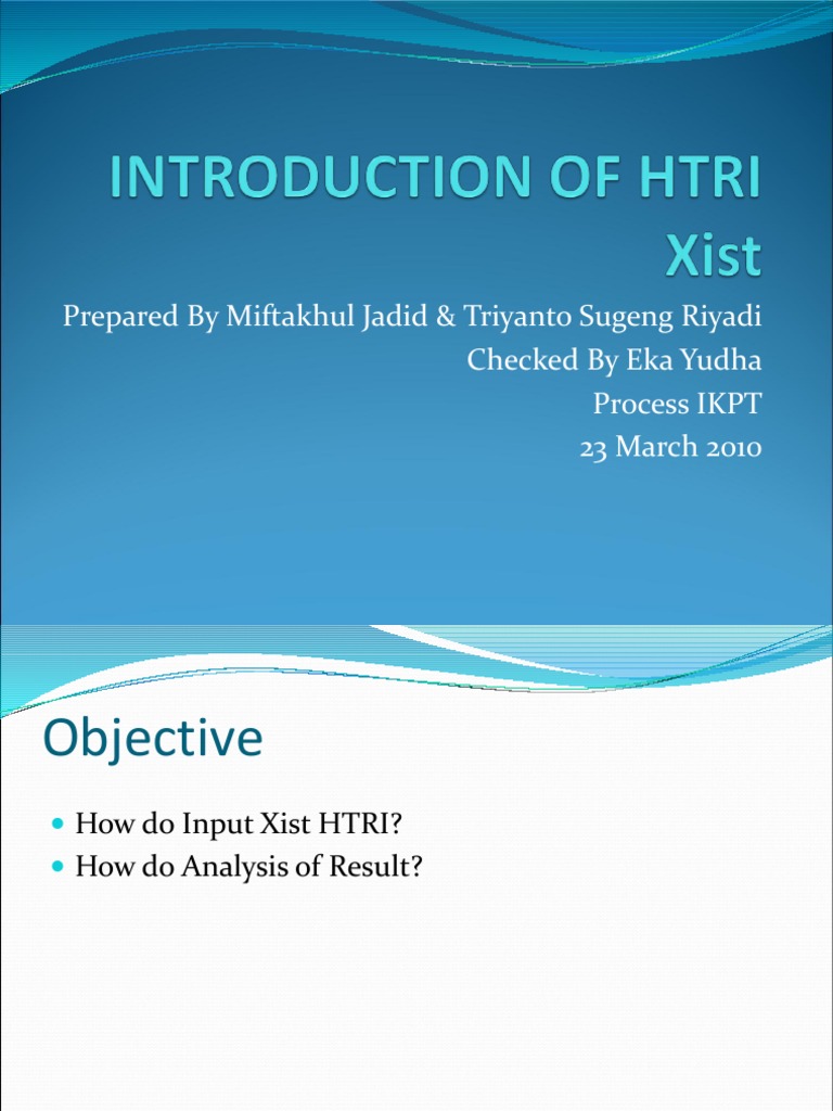 Introduction of Htri Xist | PDF | Heat Exchanger | Nozzle