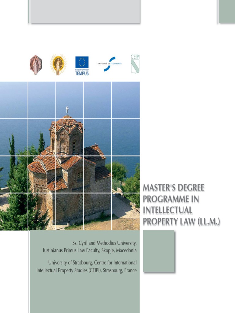 Master'S Degree Programme in Intellectual Property Law (LL.M.) | PDF ...