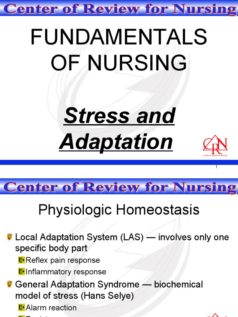Stress Adaptation | PDF | Stress (Biology) | Clinical Psychology