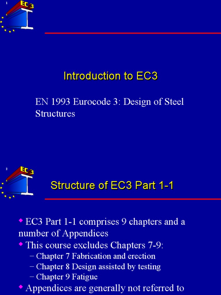Introduction to EC3 Design of Steel Structures | PDF | Strength Of ...