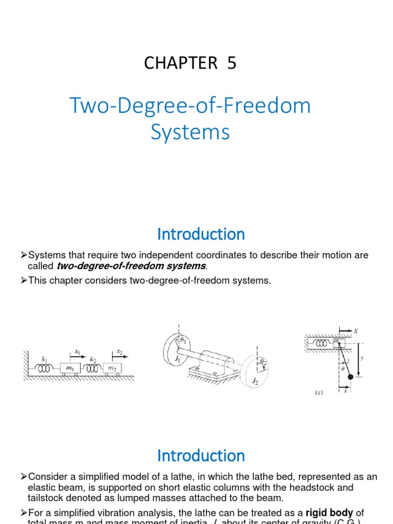 Two-Degree-of-Freedom Systems | PDF | Normal Mode | Equations