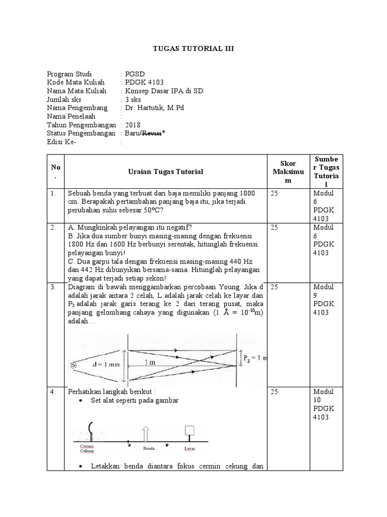 Tugas Tutorial Iii | PDF
