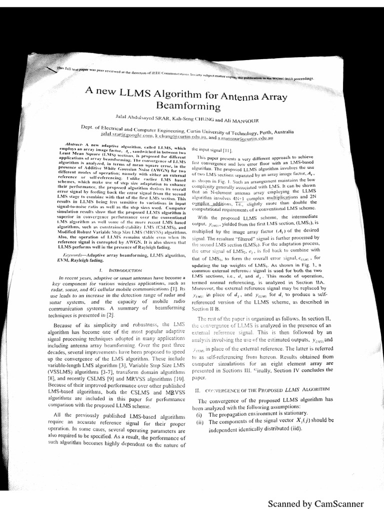 LLMS Algorithm | PDF