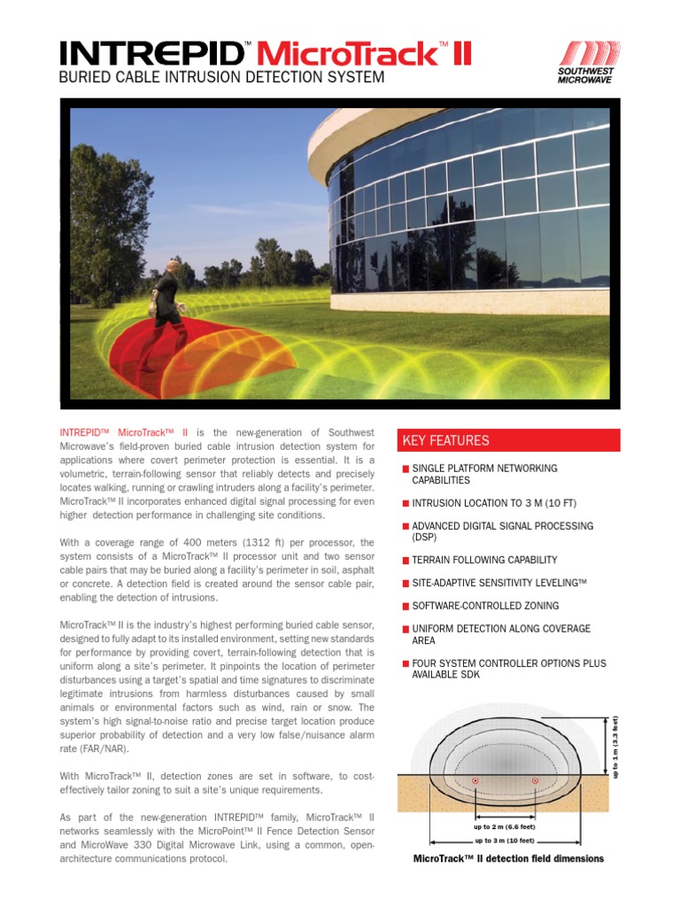 Buried Cable Intrusion Detection System: Key Features | PDF ...