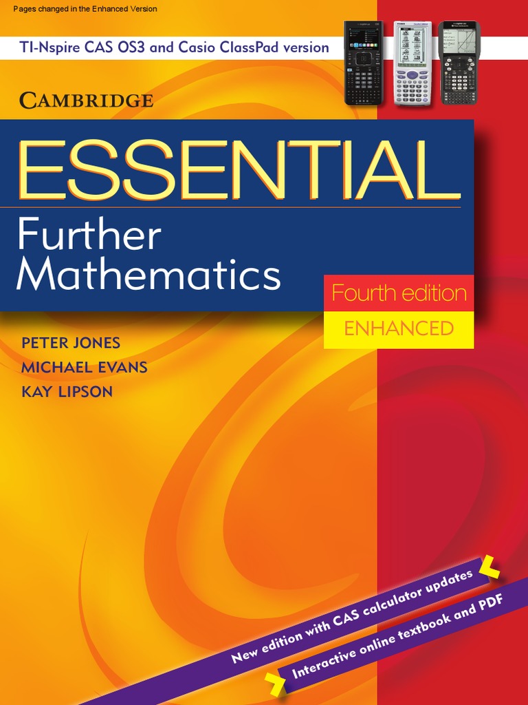 Cambridge Essential Further Mathematics 4th Edition | PDF | Standard ...