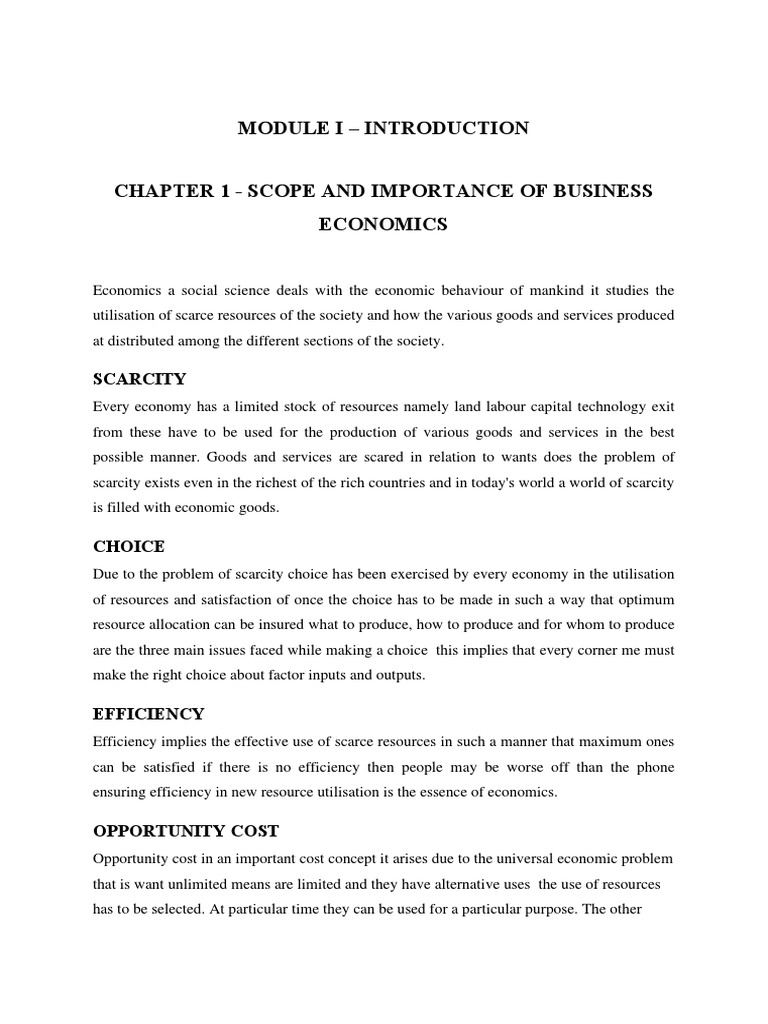 Business Economics - Notes - UNIT I - II | PDF | Demand | Price ...