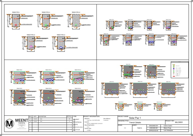 Trench Details for Solar Installation | PDF
