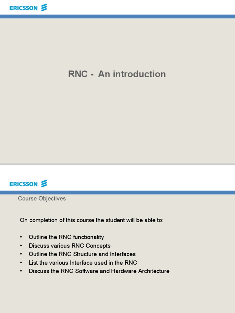 RNC Overview | PDF | Network Protocols | Mobile Technology