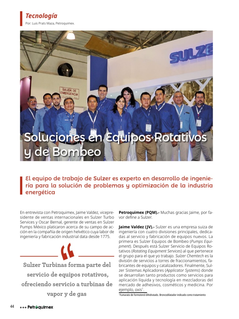 Sulzer | PDF | México | Cliente