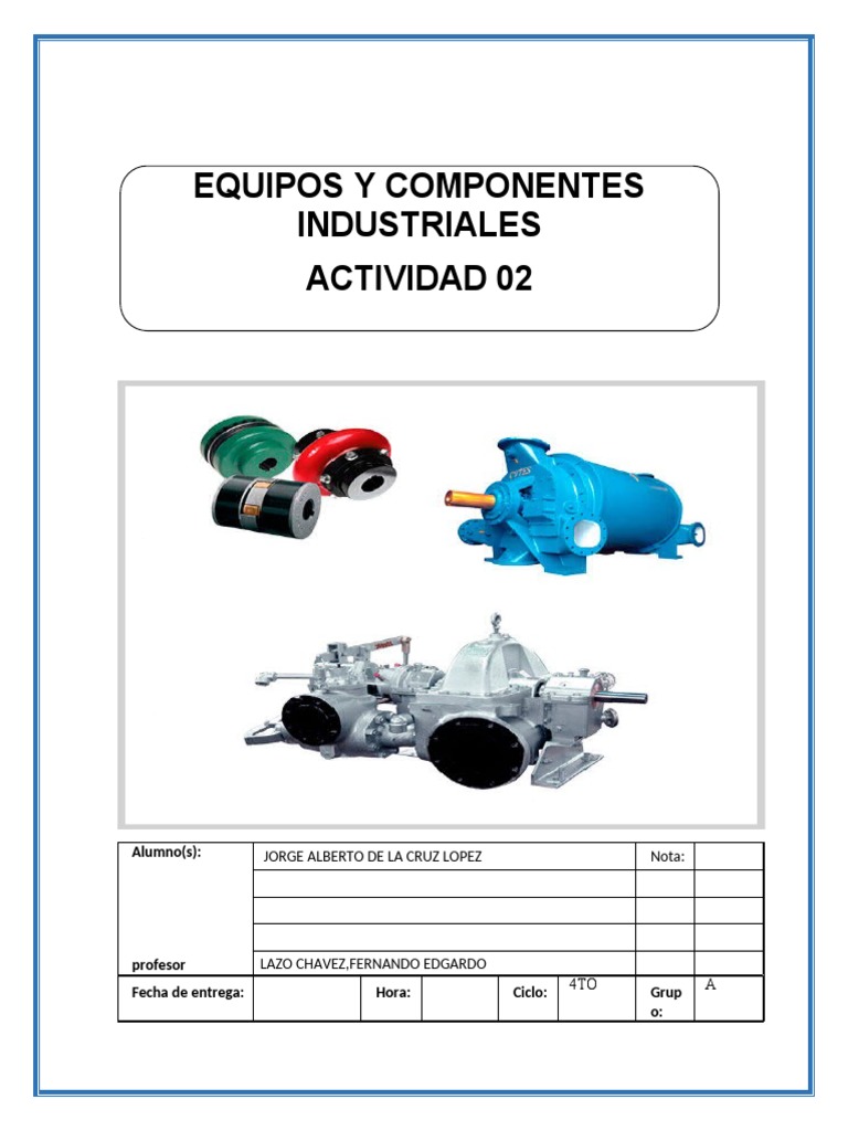 Equipos y Componentes Industriales 30 de Noviembre 2020 Casi Hecho ...