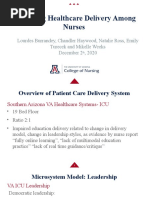 Micro System Assessment Tool | PDF | Leadership | Nursing