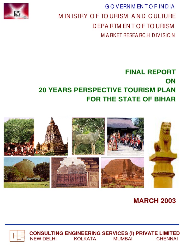 Bihar 20-Year Tourism Development Plan | PDF | Tourism | Infrastructure