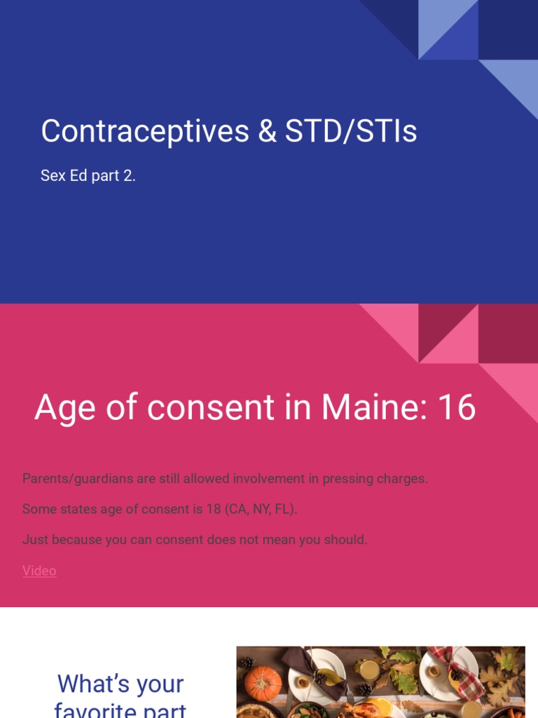 Contraceptives STD Stis 1 | PDF | Fertility | Mammal Reproductive System