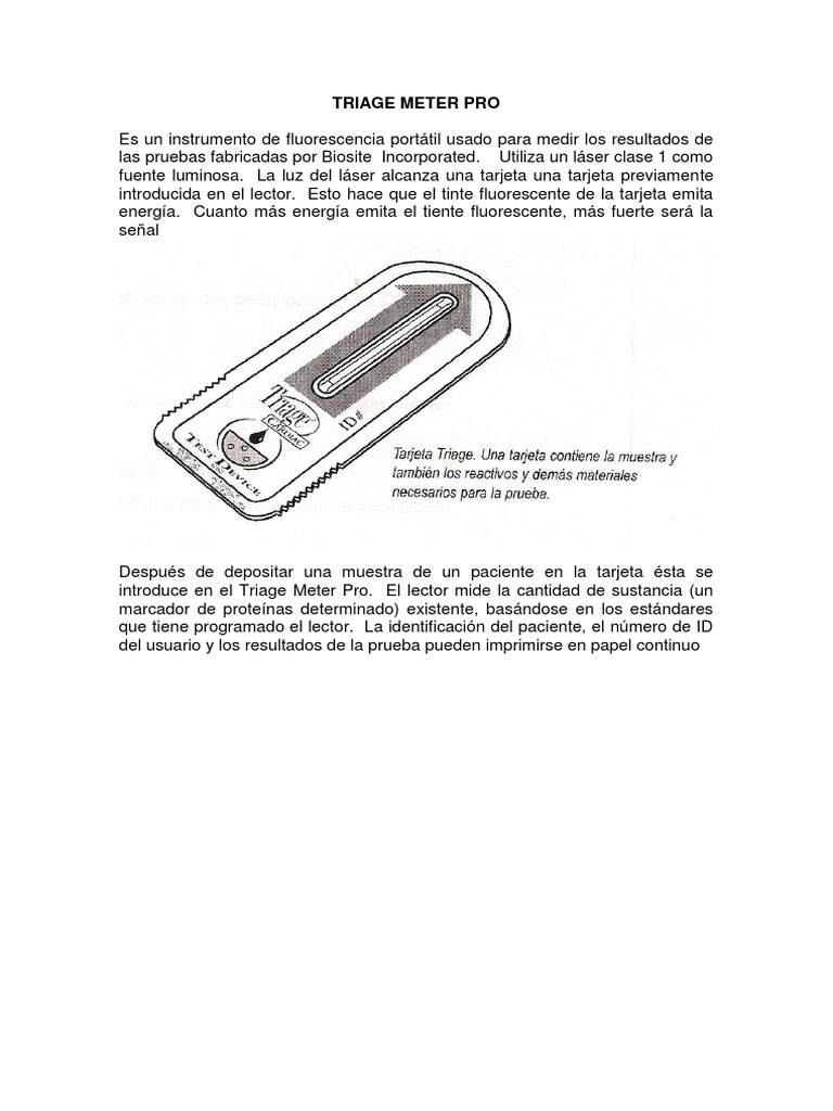 Manual - El Panel Triage MeterPro | PDF | Infarto de miocardio ...
