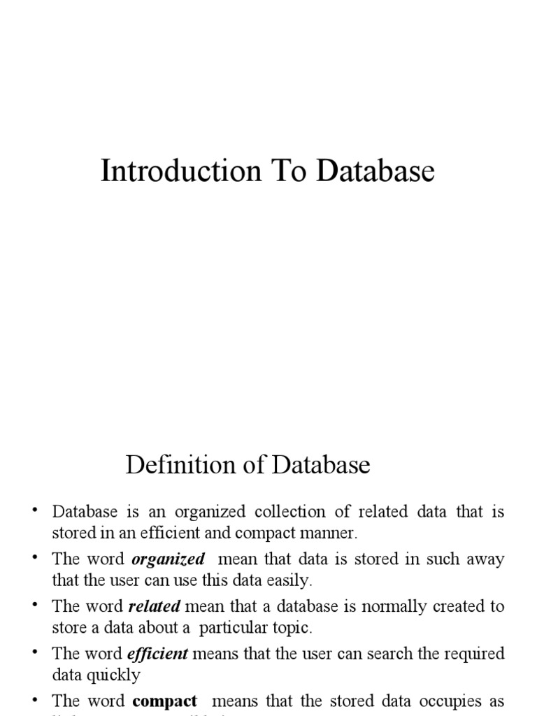 Database | Download Free PDF | Databases | Relational Database