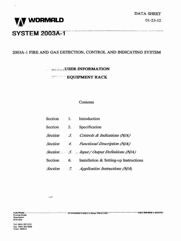 Equipment Rack | PDF | Electronics | Manufactured Goods