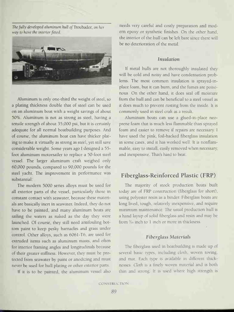 Understanding Boat Design 101 PDF | PDF | Fiberglass | Economic Sectors