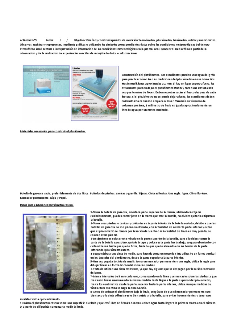 Aparatos de Medicion Meteorologica | PDF | Termómetro | Meteorología