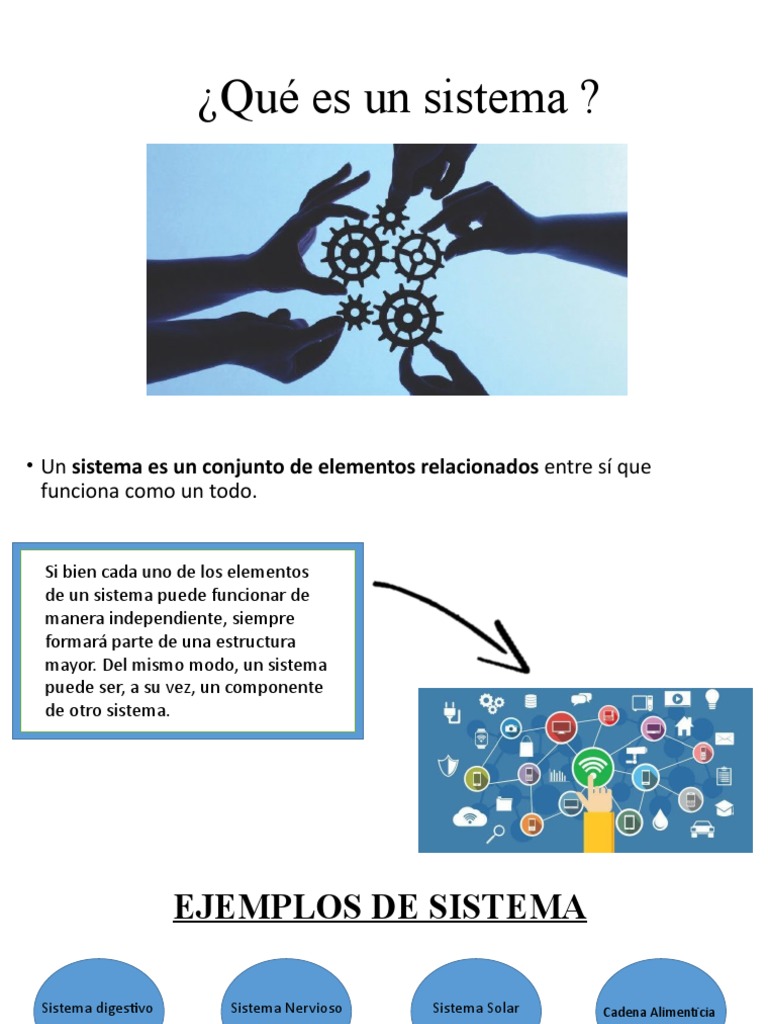 Qué Es Un Sistema | PDF