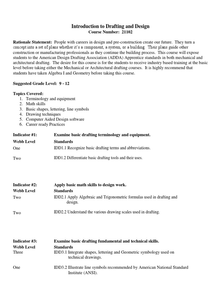 Introduction To Drafting and Design | PDF | Technical Drawing ...