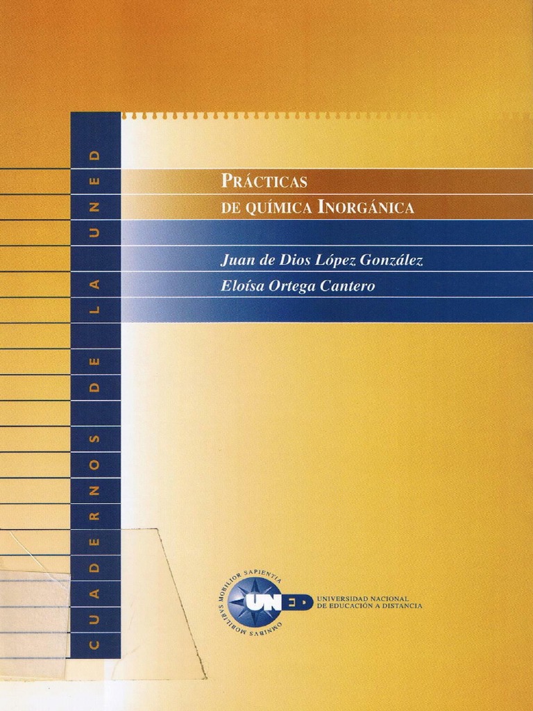 Prácticas de Quimica Inorganica - Juan de Dios Lopez Gonzalez | PDF