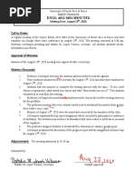 Sept. 2021 INSET Notice and Minutes of Meeting | PDF | Government