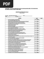 Short Long Geriatric Depression Scale GDS | PDF | Behavioural Sciences ...