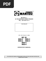 Manitou Fault Codes List | PDF