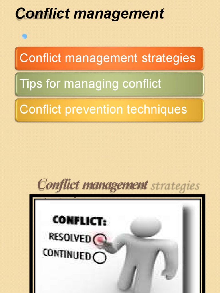 Conflict Management: Conflict Management Strategies Tips For Managing ...