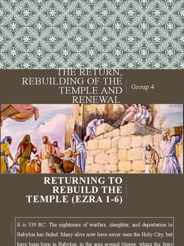 The Return, Rebuilding of The Temple and | PDF | Cyrus The Great ...