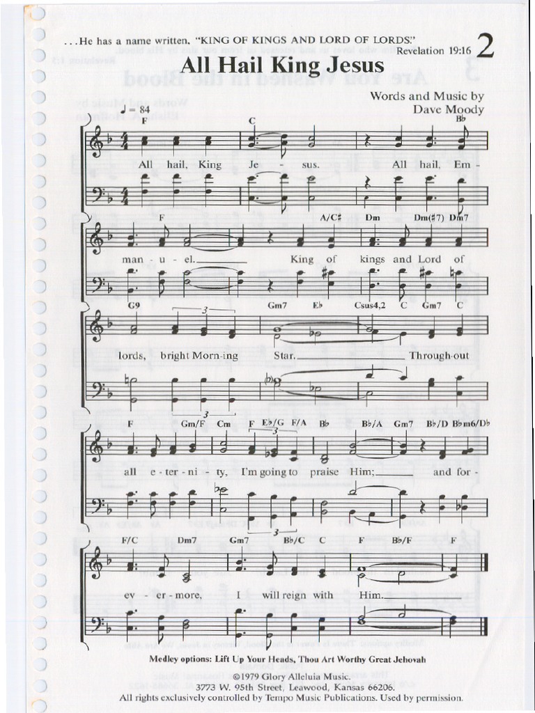 All Hail King Jesus | PDF