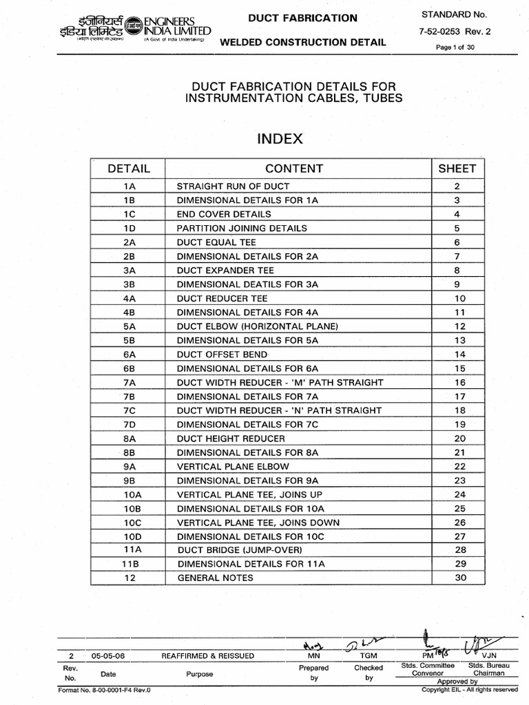Cable Duct Drawings 7-52-0253-Rev2 PDF | PDF
