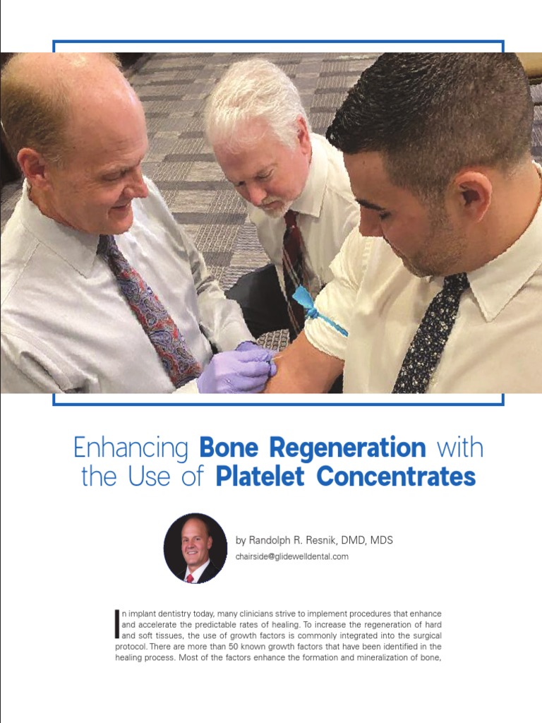 Enhancing Bone Regeneration | PDF | Coagulation | Platelet