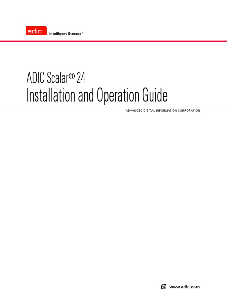 ADIC Scalar-24 | PDF | Electromagnetic Interference | Electromagnetic Compatibility