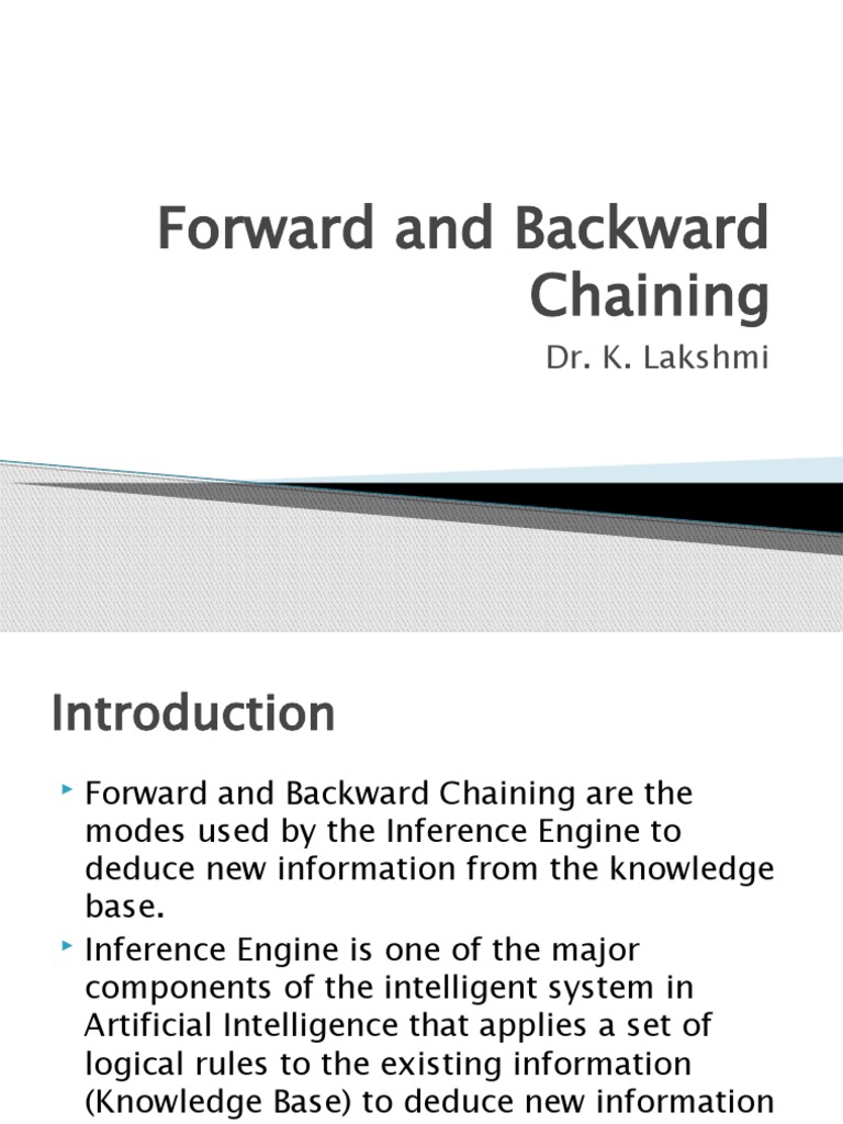 Forward vs. Backward Chaining in AI | PDF | Reasoning | Artificial ...