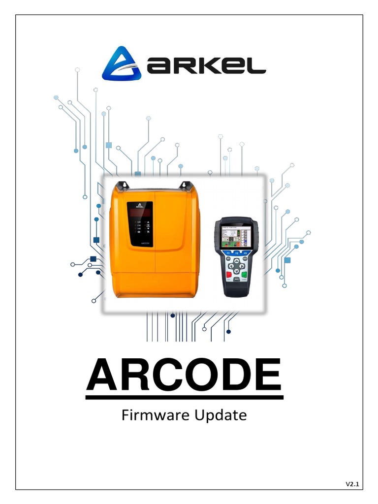 ARCODE Firmware Update V21.en | PDF