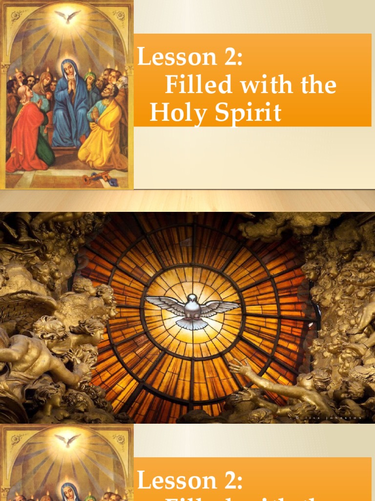 010 - Lesson 2 - Filled With The Holy Spirit | PDF | Pentecost | John ...