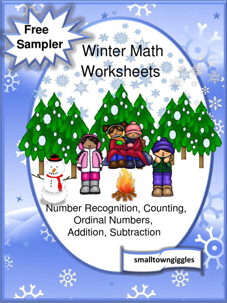 Winter Math Worksheets: Free Sampler | PDF | Digital Millennium ...