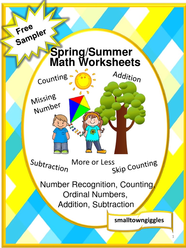 Spring/Summer Math Worksheets: More or Less | PDF | Digital Millennium ...