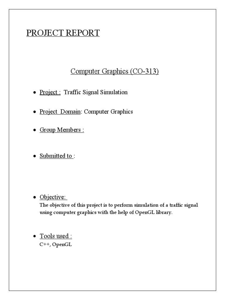 Computer Graphics Project Report | PDF