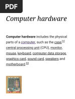 Computer Hardware Basics for Kids | PDF | Computer Hardware | Bios