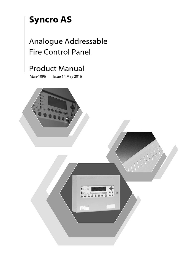 Syncro AS: Analogue Addressable Fire Control Panel Product Manual | PDF ...