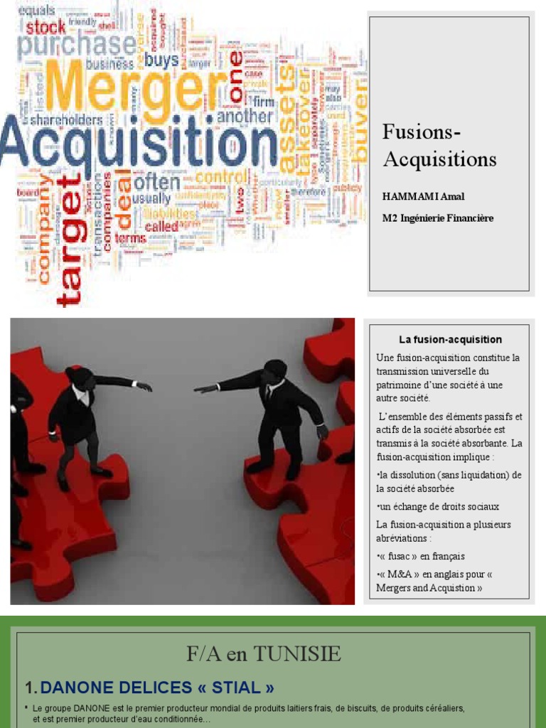 Fusions Acquisitions | PDF | Fusions et acquisitions | Tunisie
