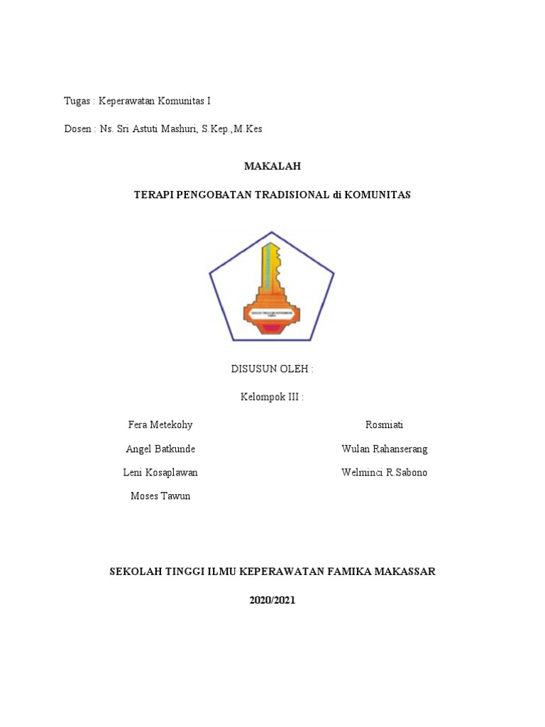 Terapi Pengobatan Tradisional | PDF