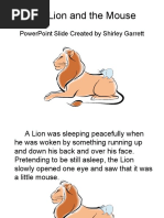 Aesop's Fable The Lion and The Mouse | PDF | Aesop's Fables | Fable