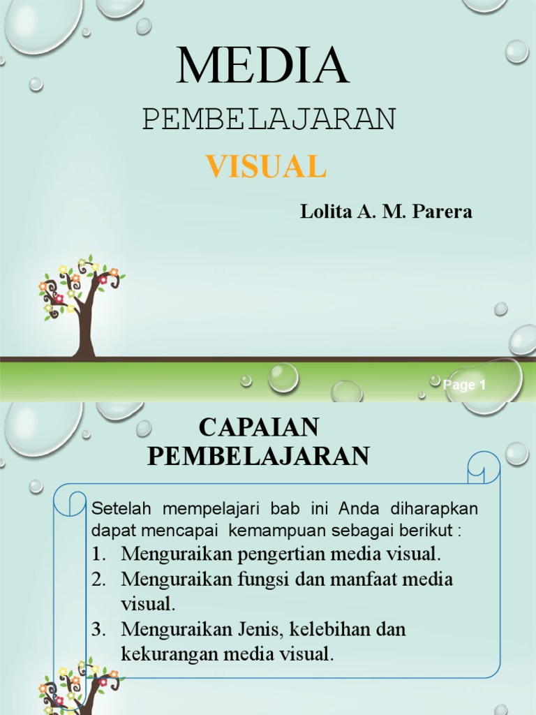 Pertemuan 5 (Media Visual) | PDF