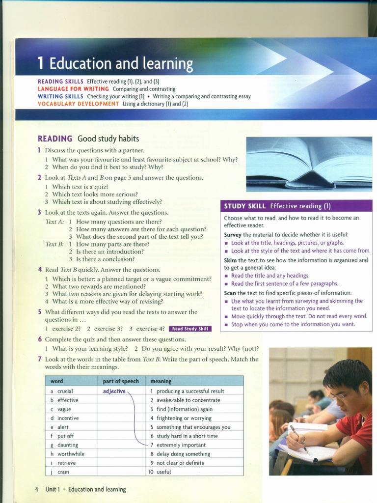 UNIT 1 Education and Learning PDF | PDF | English Language | Schools