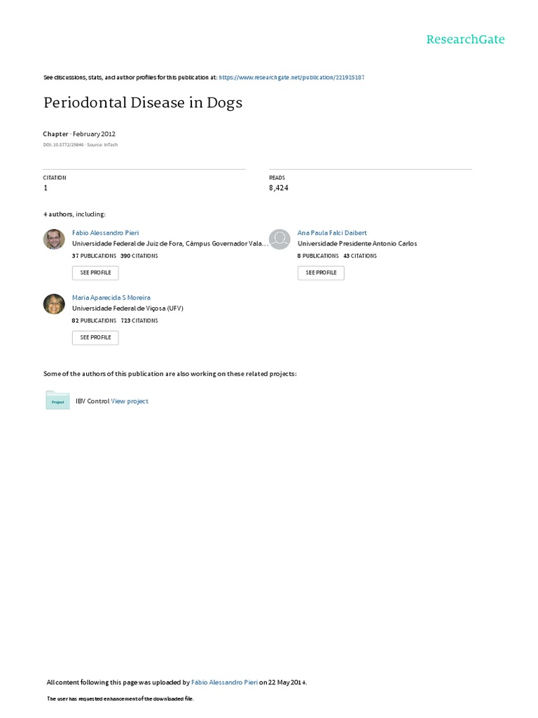 An Overview of Periodontal Disease in Dogs: Dental Anatomy, Structures ...