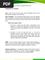 Check List (DBA Checklist (Activities of Oracle DBA) ) | PDF | Oracle Database | Database Schema